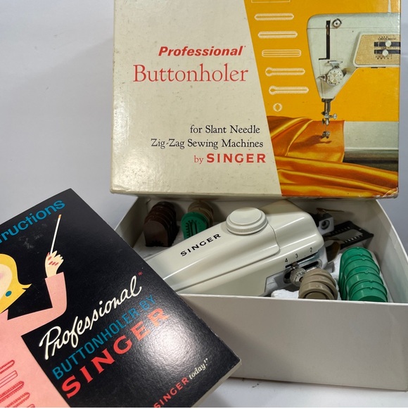 Other | Vintage Singer Touch Sew Automatic Buttonholing Attachment Part ...